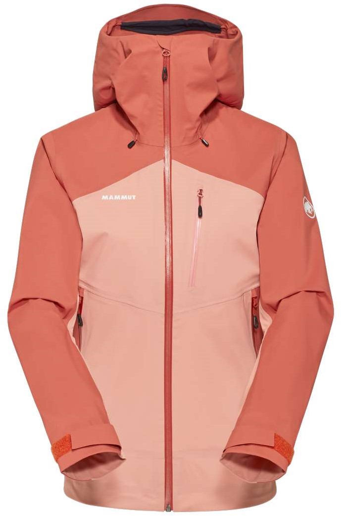Mammut Alto Guide HS Hooded Jacket W - Quartz Dust/Brick - L uw ...