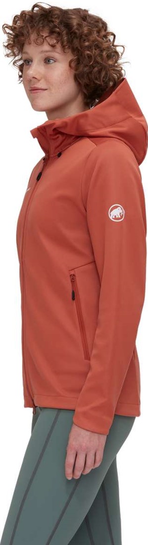 Mammut Ultimate VII SO Hooded Jacket W - Brick - M uw specialist in outdoor, wintersport, hockey ...