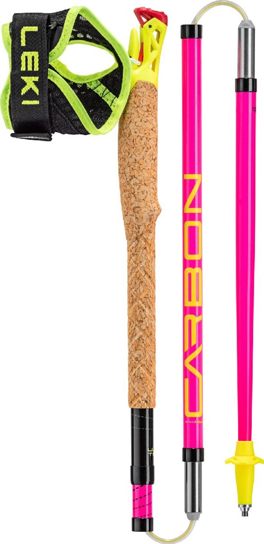 Leki Ultratrail FX.One - Neon Pink/Black/Neon Yellow - 120 cm uw ...