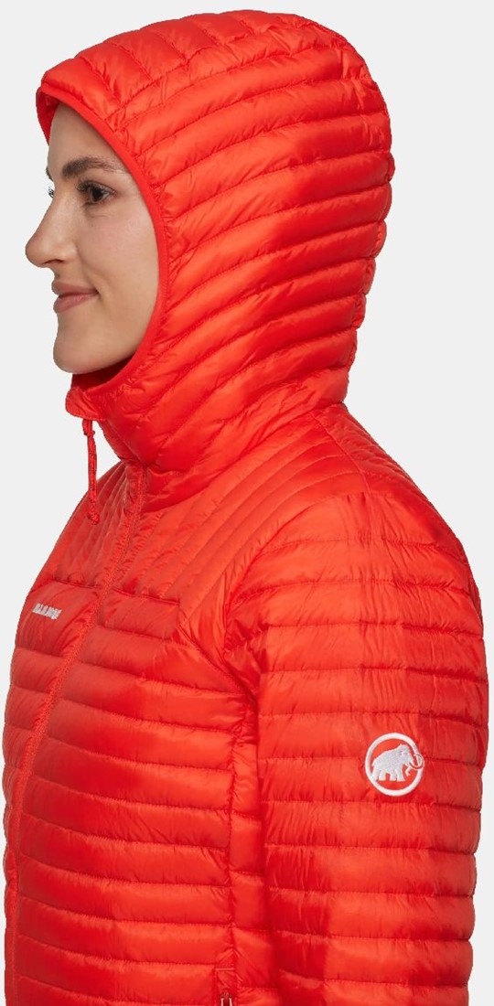 Mammut Broad Peak Light IN Hooded Jacket W - Mammut Red - S uw ...
